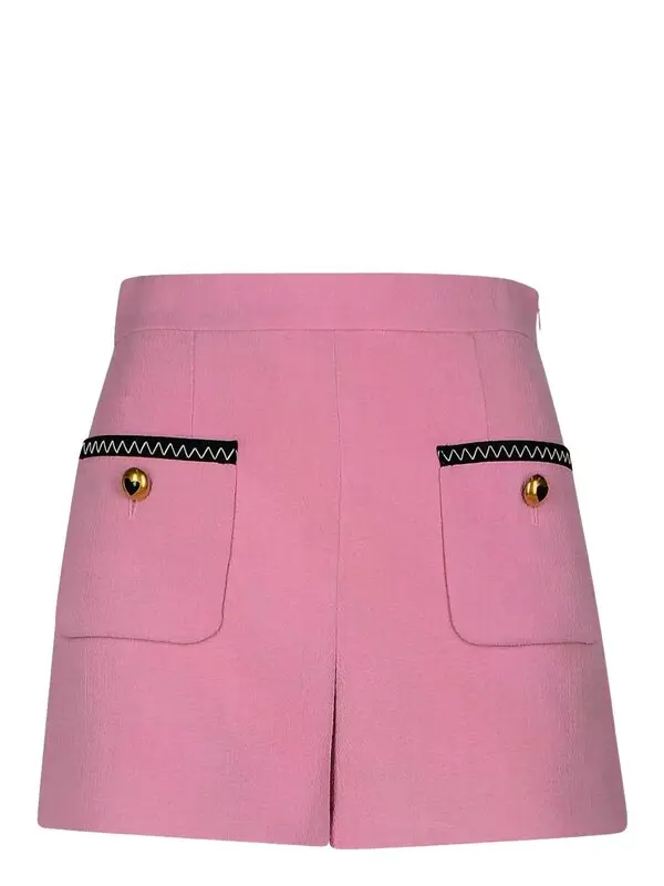Moschino Patch-pocket Shorts - Pink