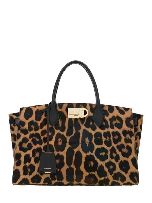 FERRAGAMO Studio Tote Bag - Neutrals