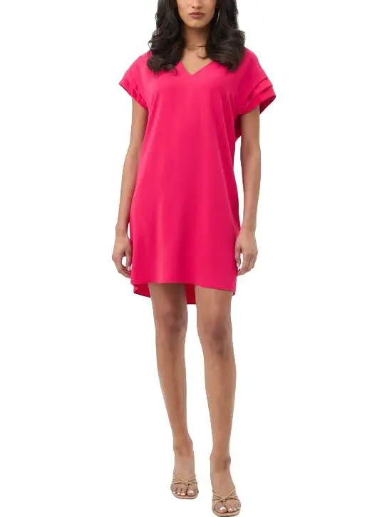 Trina Turk Sadora V-neck Shift Dress - Forrest Rose