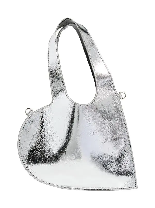 Coperni Mini Heart Tote Bag - Silver