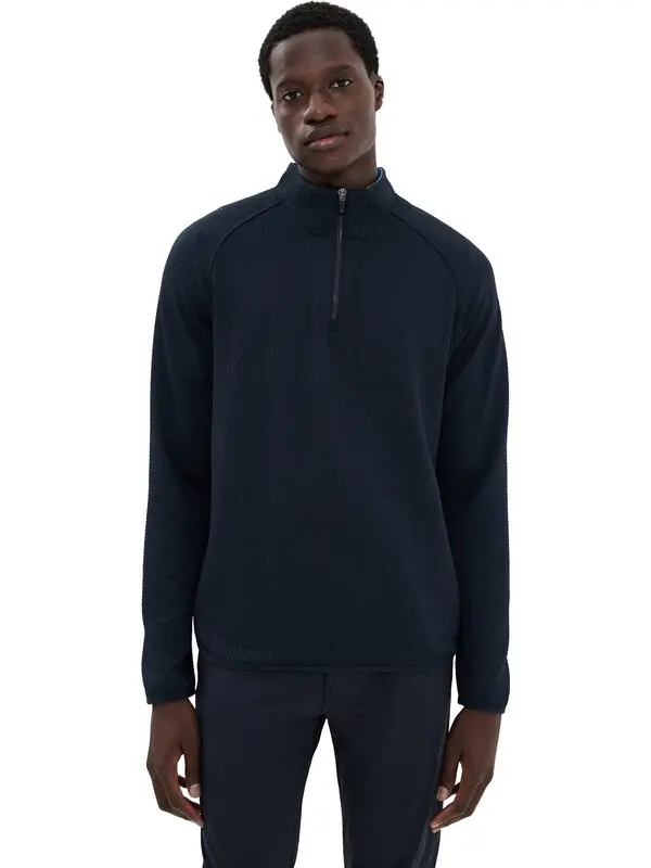 RHONE Founder's Golf Quarter Zip - True Navy
