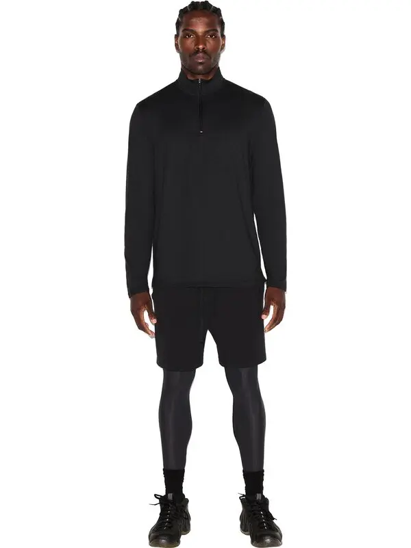 SKIMS Outdoor Jersey Quarter Zip - Onyx