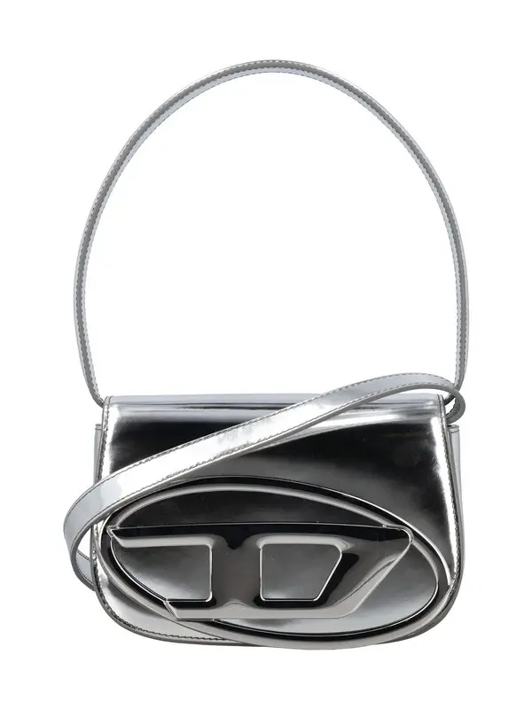 DIESEL 1dr Shoulder Bag - Silver