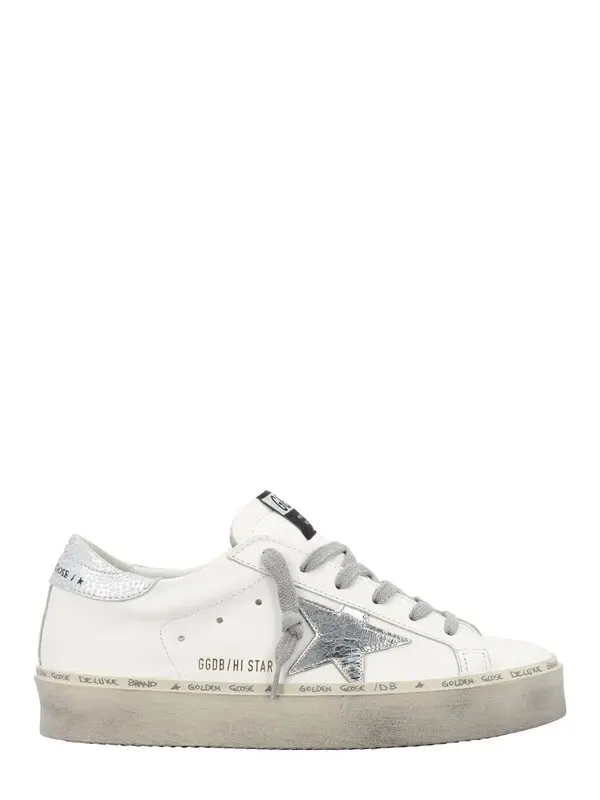 GOLDEN GOOSE Hi Star Sneakers - White