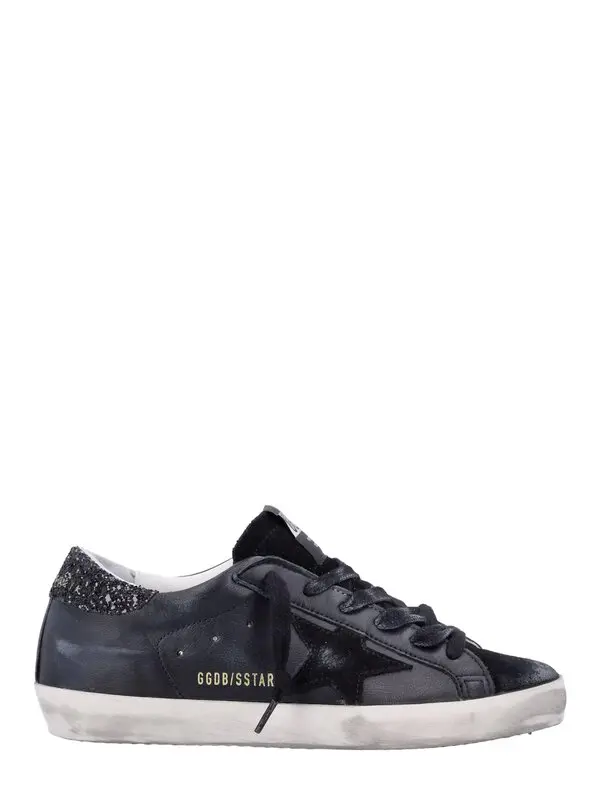 GOLDEN GOOSE Super-star Sneakers - Black