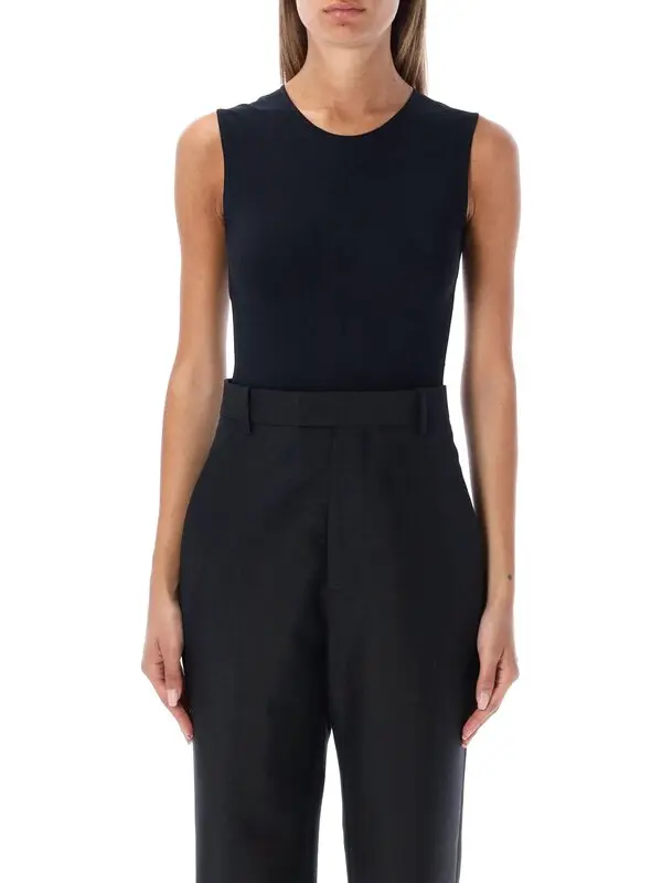 MAISON MARGIELA Viscose Bodysuit - Black