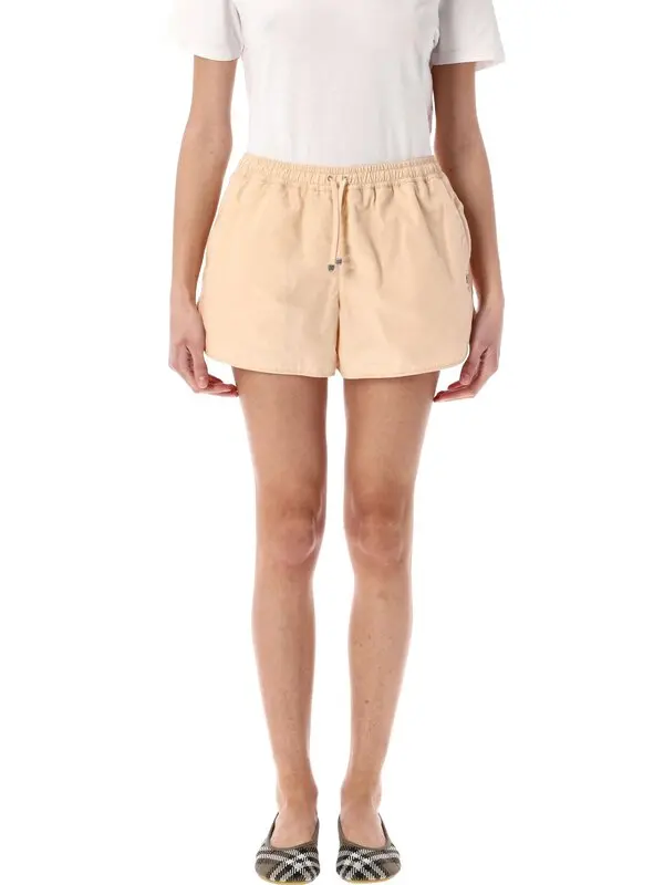 Burberry Nylon Cotton Shorts - Teacup