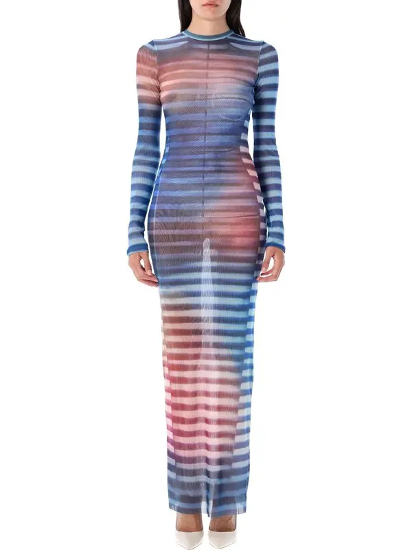Jean Paul Gaultier Dresses - Light Blue Peach