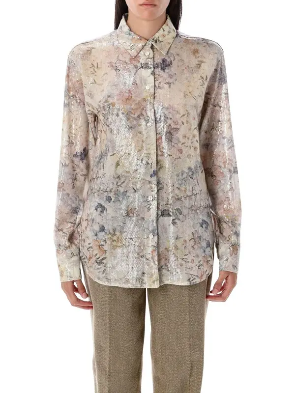 GOLDEN GOOSE Shirts - Pastel Flower