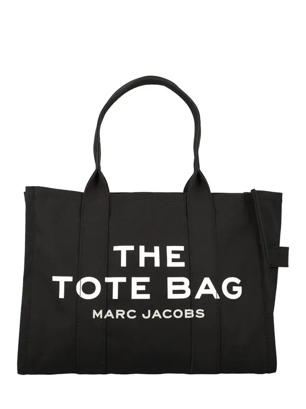 Marc Jacobs Canvas Large Tote Bag - Black
