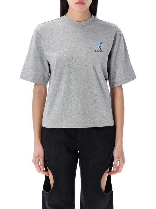 Off White T-shirt - Grey Melance