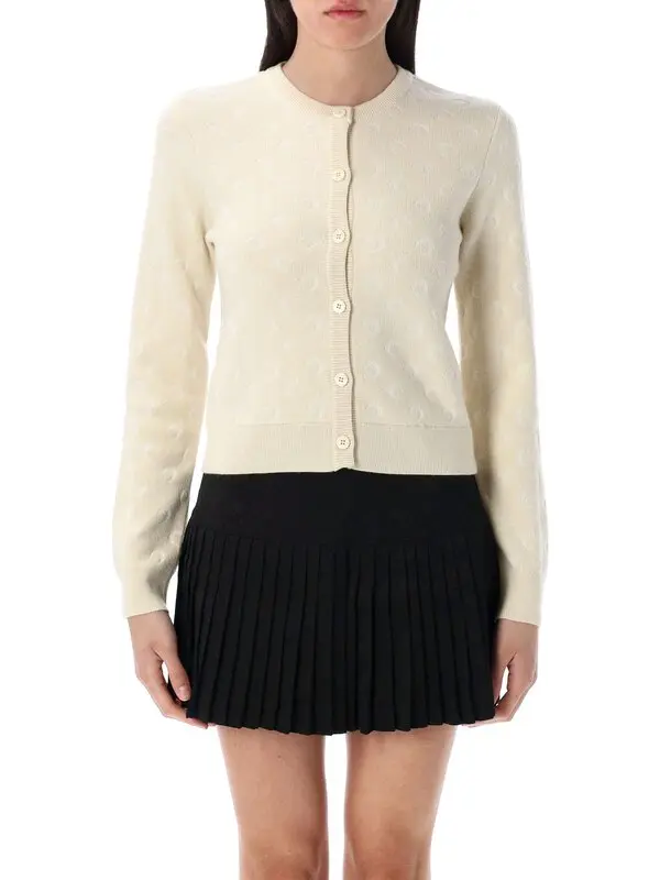 MARINE SERRE Cardigan - Beige