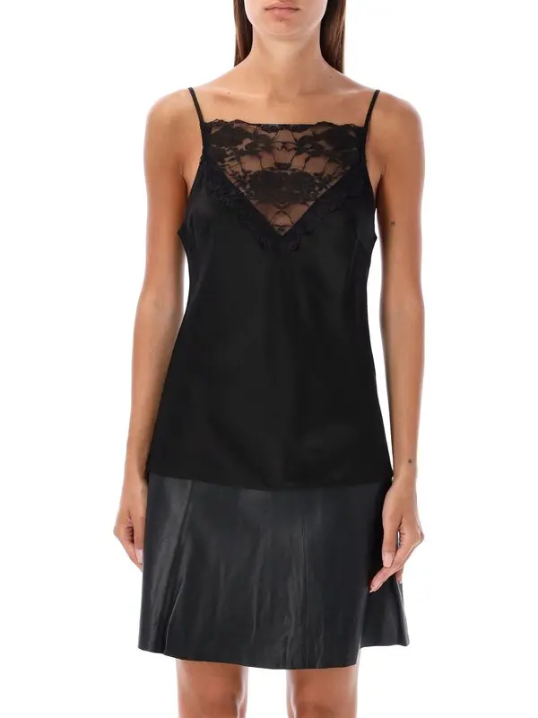 BY MALENE BIRGER Leeba Lace Top - Black
