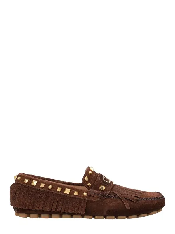 Valentino Garavani Driver Fastaway Loafer - Dark Brown