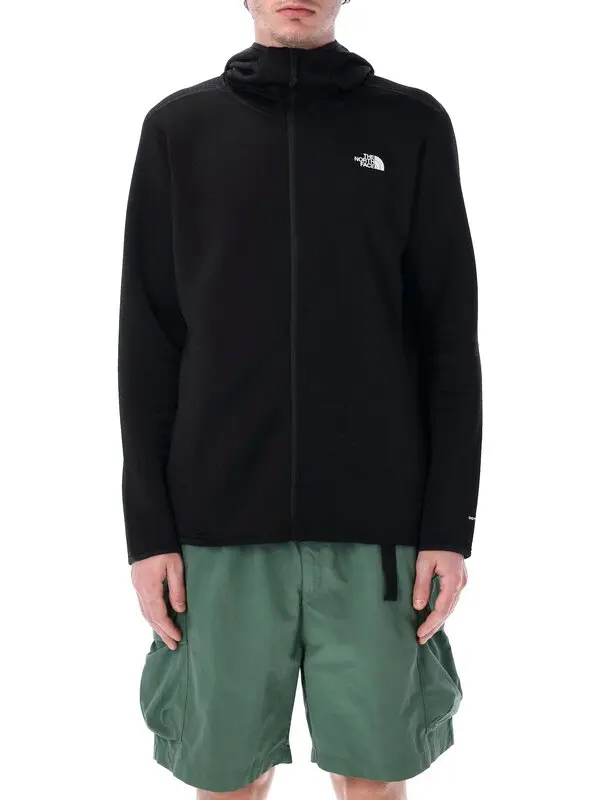 The North Face Hooded Zip-up Top - Black