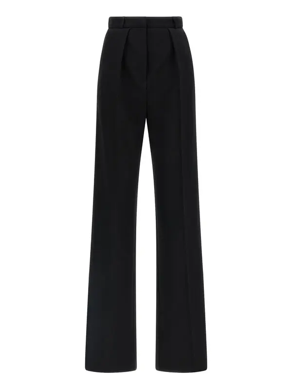 Elisabetta Franchi Tuxedo Effect Trousers - Black