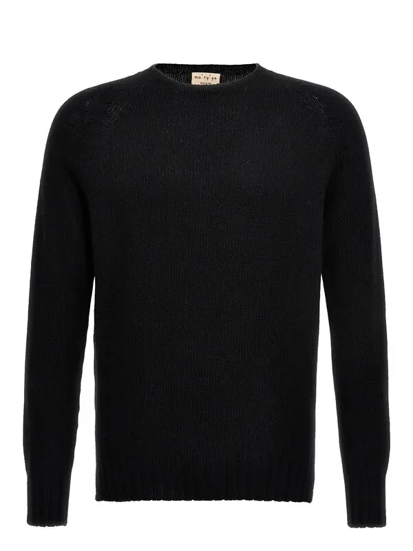 MA'RY'YA Cashmere Blend Sweater - Black