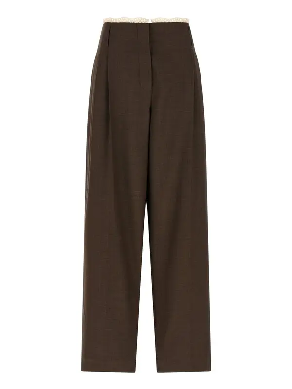 Magda Butrym Wool '04' Pants - Brown