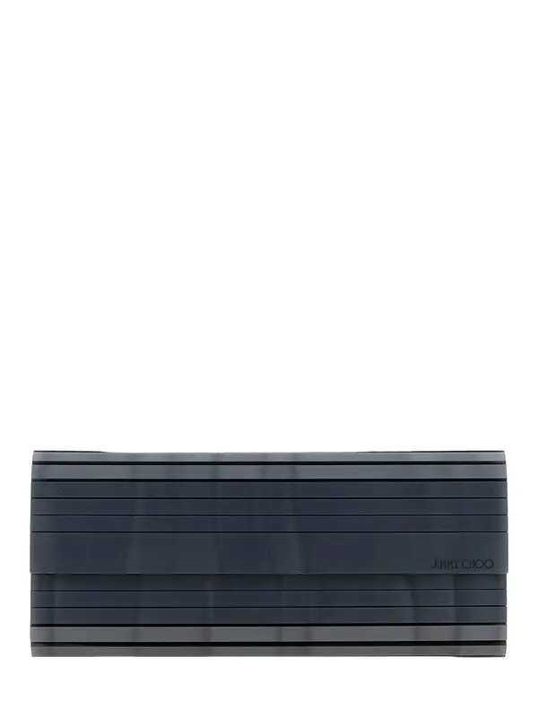 JIMMY CHOO Sweetie Clutch - Gray