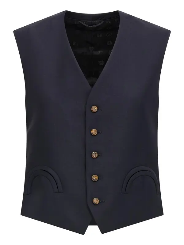 BLAZÉ MILANO First Class Feral' Vest - Blue