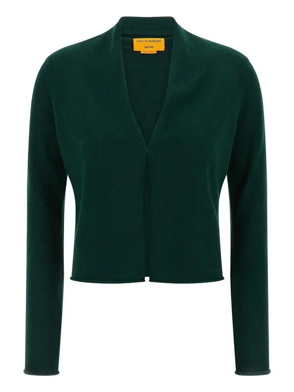 Guest In Residence Stealth Cashmere Cardigan - Green