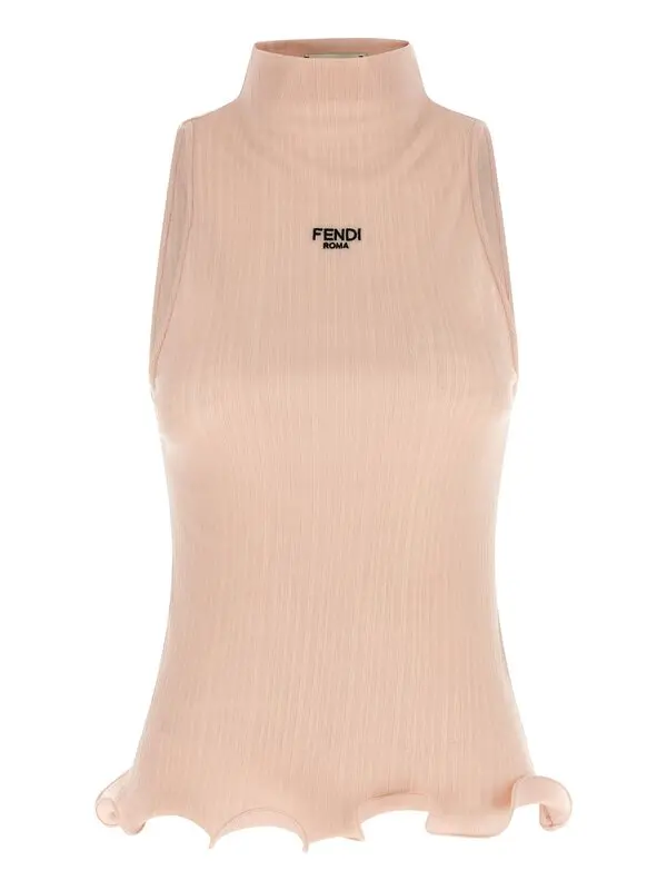 Fendi Ruffled Top - Pink