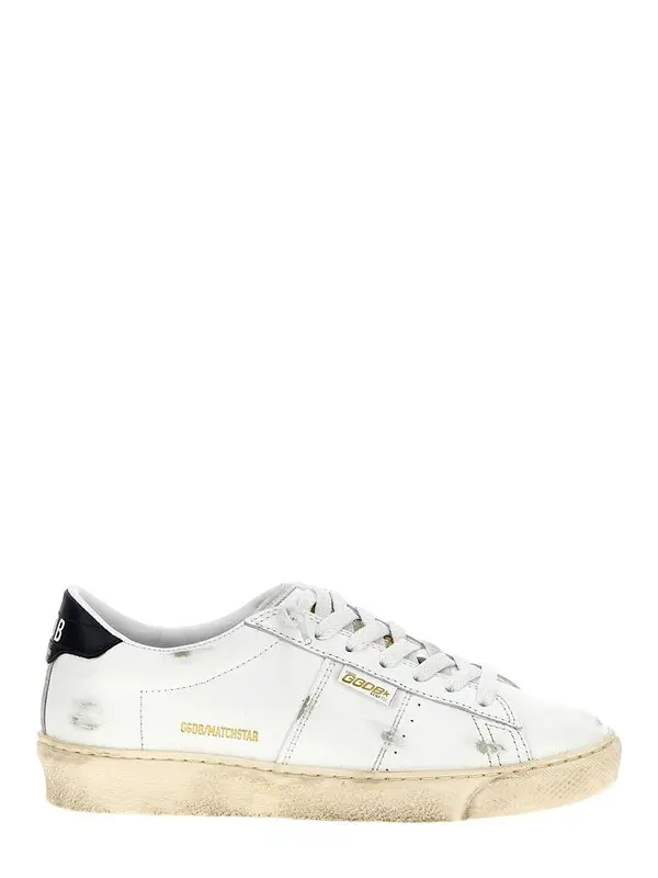 GOLDEN GOOSE Matchstar Leather Sneakers - Blue