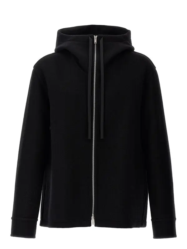 JIL SANDER Virgin Wool '08' Blouson - Black