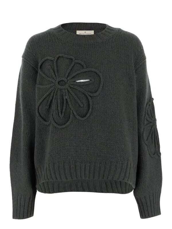 Bruno Manetti Wool Blend Sweater - Green
