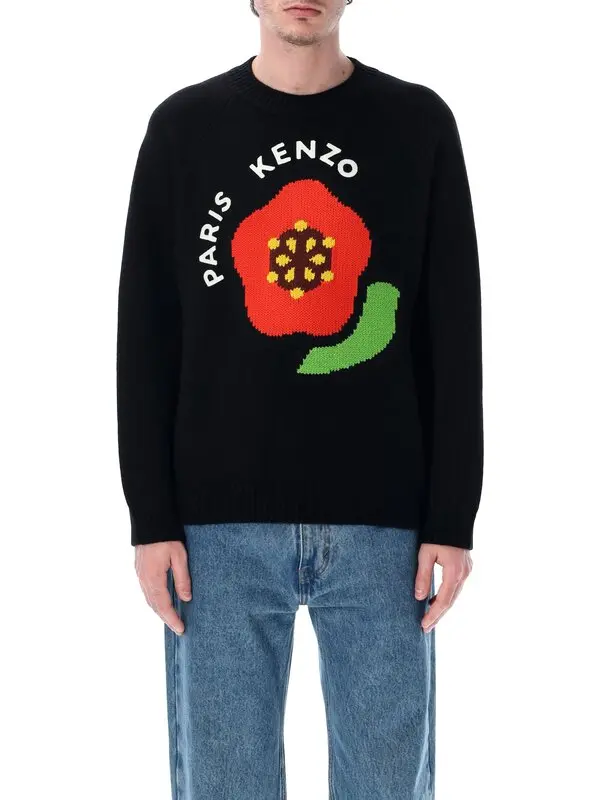 Kenzo Wool Pop' Sweater - Black
