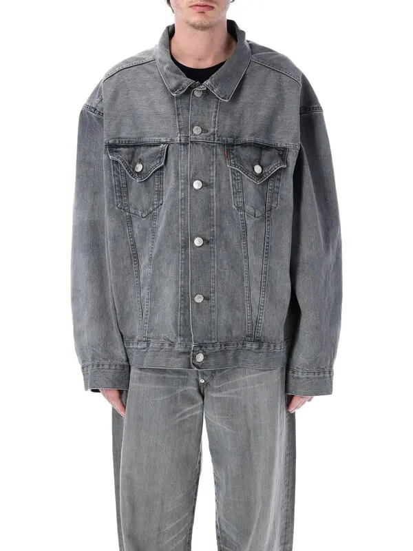 Junya Watanabe Buttoned Jacket - Grey