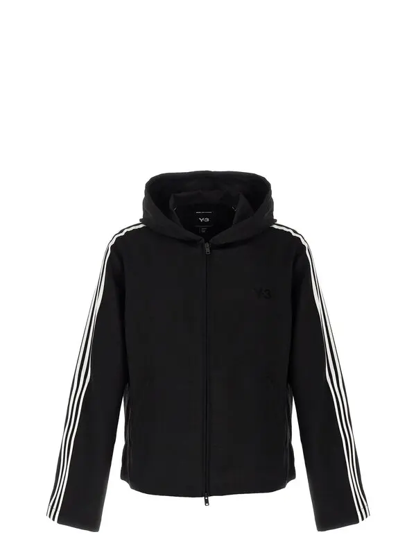 Y3 3-stripes Hoodie - White/black