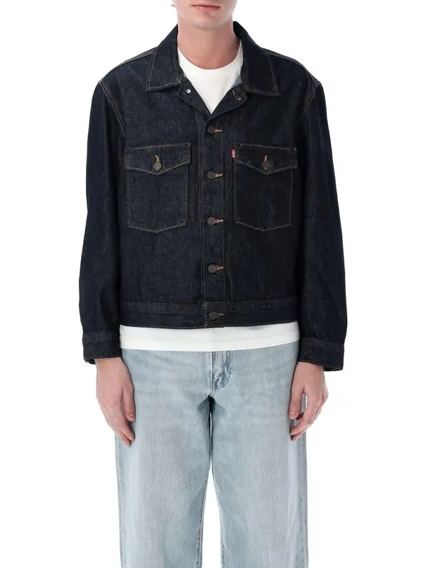 LEVI'S Collared Jacket - Blue