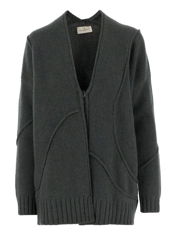 Bruno Manetti Wool Blend Jacket - Green