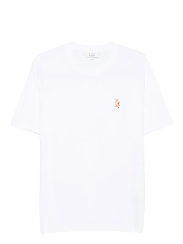 Maison Kitsuné Standing Fox Cotton T-shirt - White