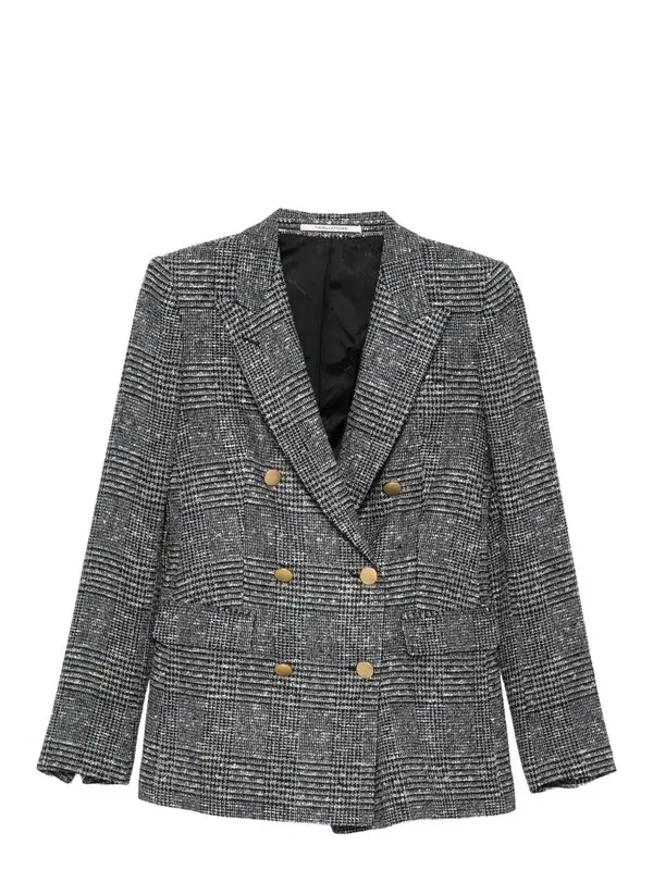 Tagliatore Wool Blend Double-breasted Blazer - Black