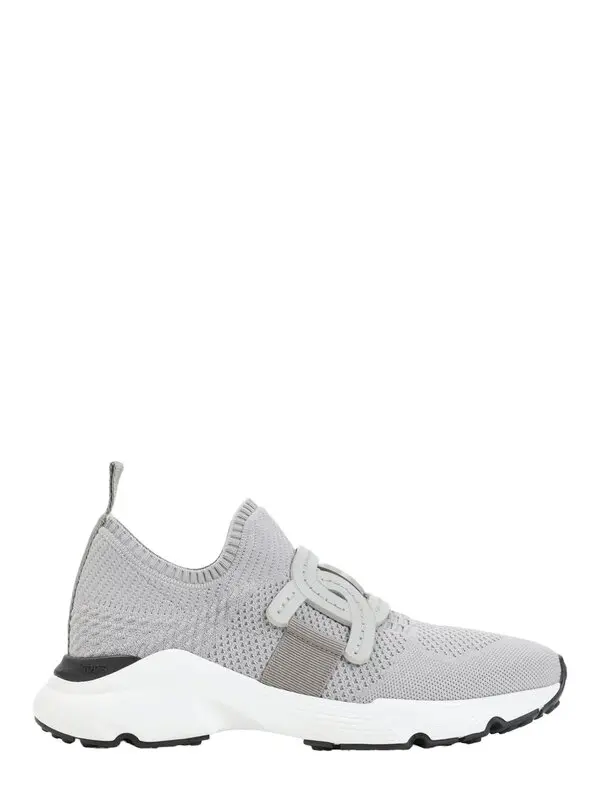 TOD'S Kate Knitted Sneakers - Grey