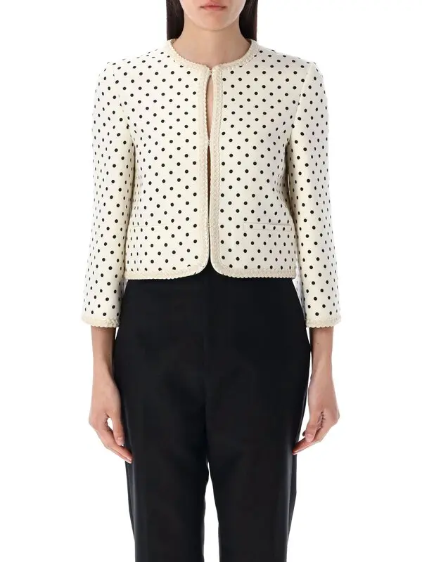Valentino Garavani Polka Dot Jacket - Ivory Black