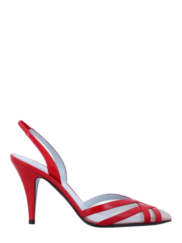 Valentino Garavani Impudance Slingback Pumps - Rude Pure