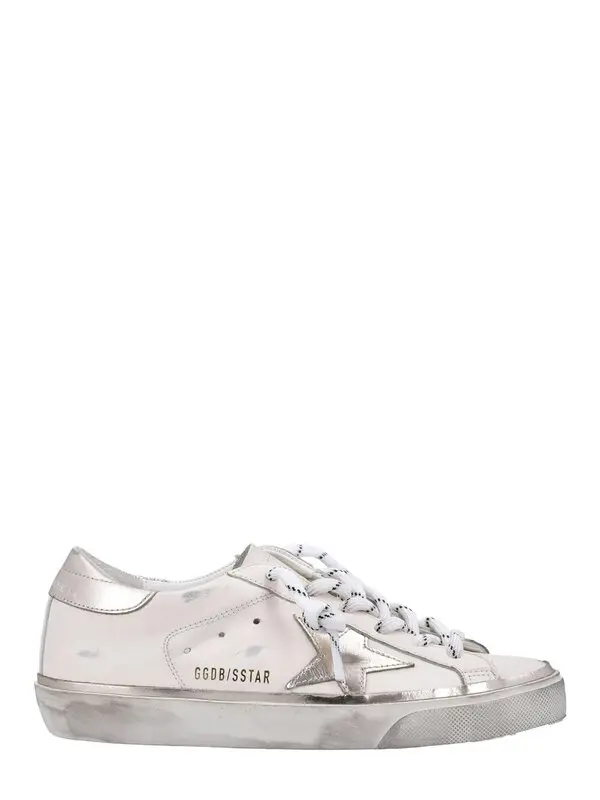 GOLDEN GOOSE Super-star Sneakers - Optic White Platinum
