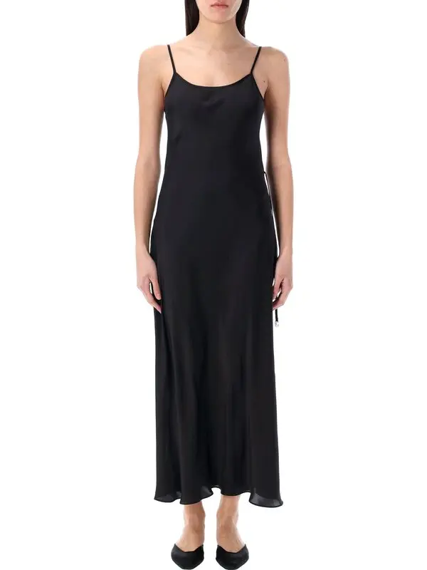 LOW CLASSIC 2-way Slip Dress - Black