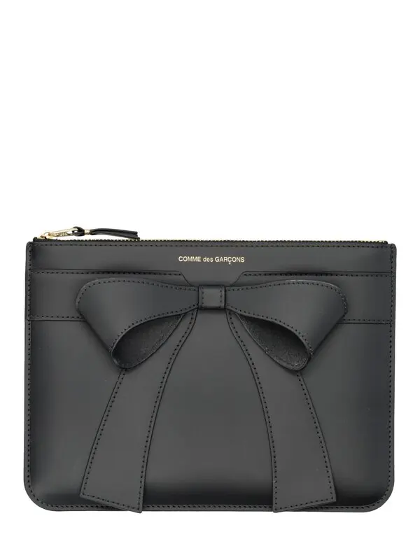 Comme Des Garçons Big Bow Pouch - Black