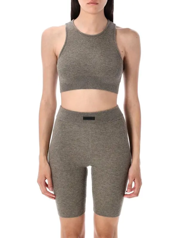 Fear Of God Cropped Top - Homestead Heather