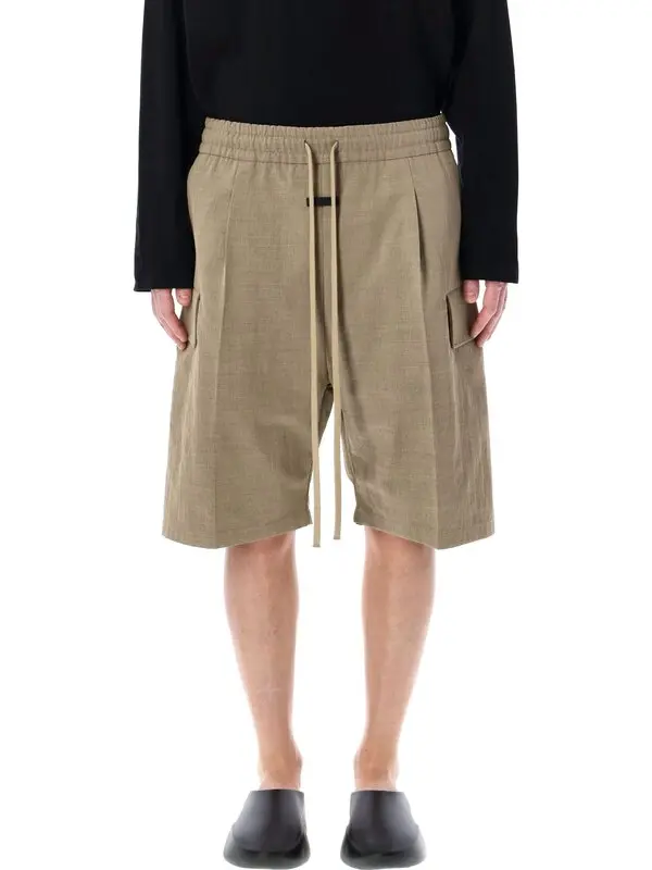 Fear Of God Drawstring Shorts - Melange Beige