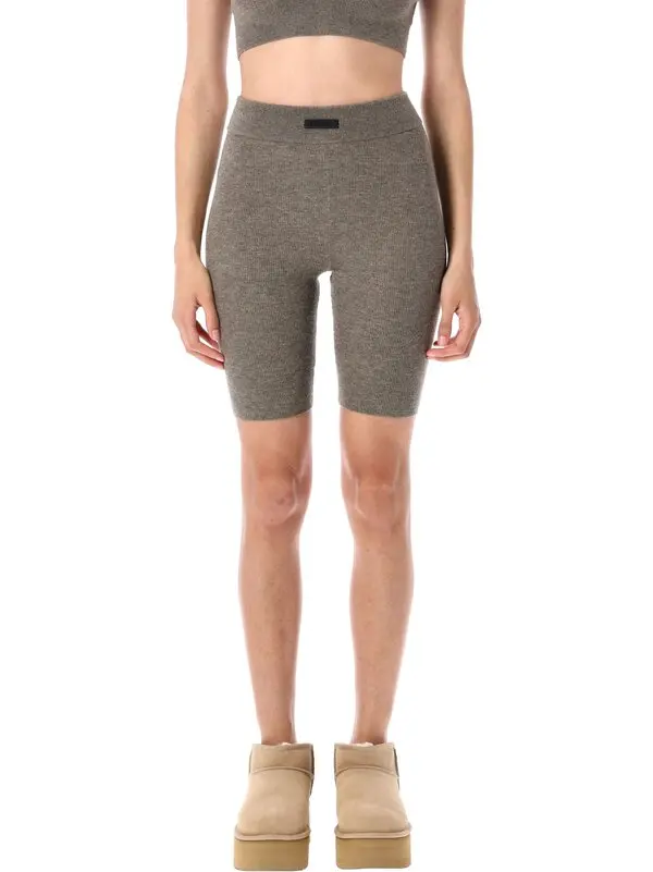 Fear Of God Knit Biker Shorts - Homestead Heather