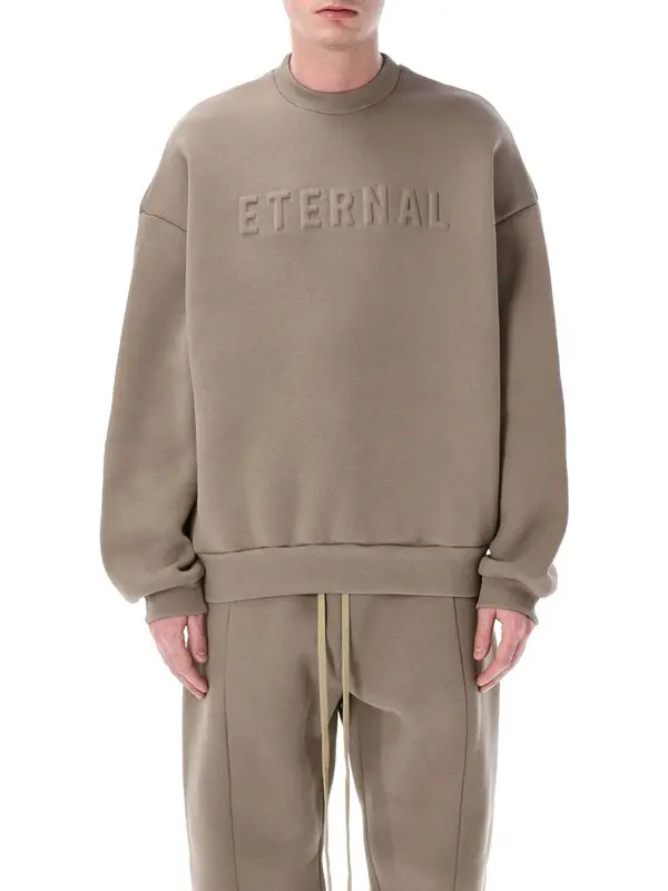 Fear Of God Eternal Fleece Crewneck - Dusty Beige