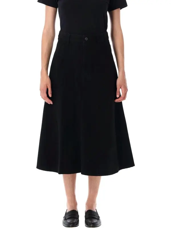 A.p.c. Laurie Cotton Skirt - Black
