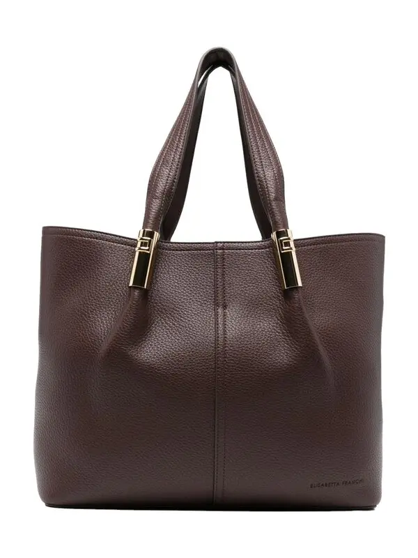 Elisabetta Franchi Shopping Bag - Brown