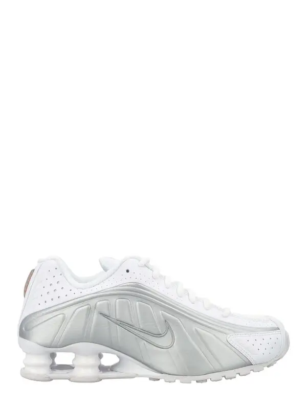 Nike Shox R4 Sneakers - White Metallic Silver