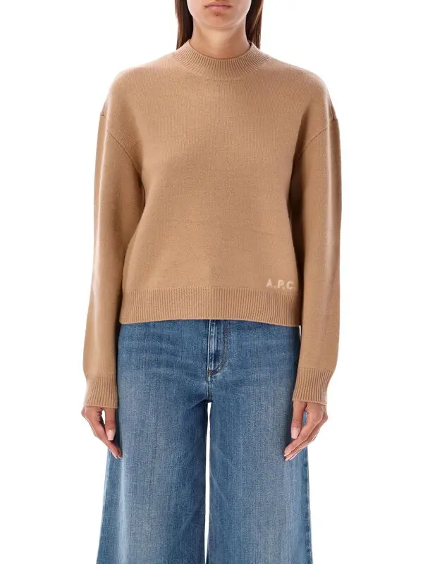 A.p.c. Wool Esther Sweater - Brown